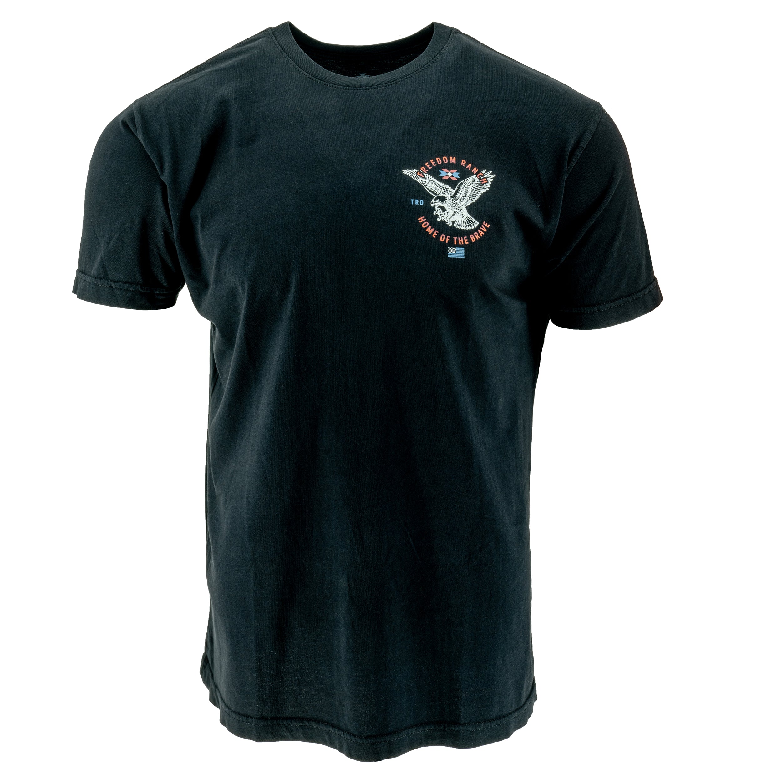 Freedom Ranch T-Shirt EAGLE BRAVE SS TEE, black